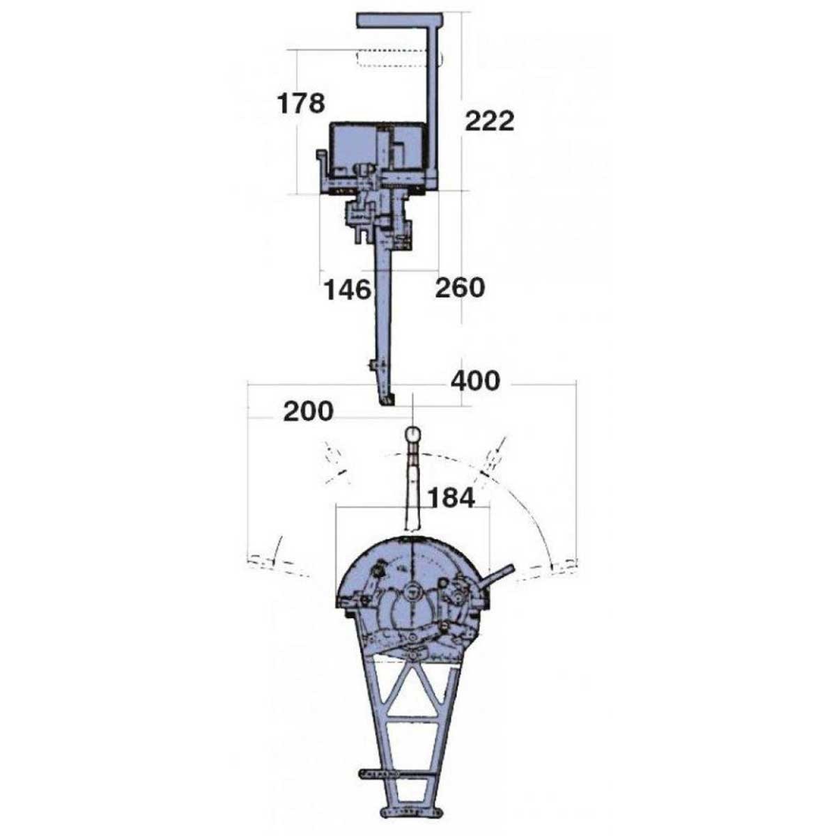 Kobelt Two-function control panel with right-hand lever KB250 ...
