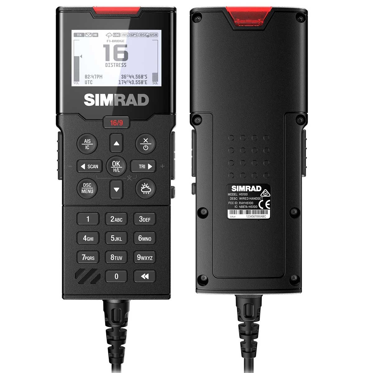 Simrad VHF RS100 Black Box 000-15643-001 - Comptoir Nautique