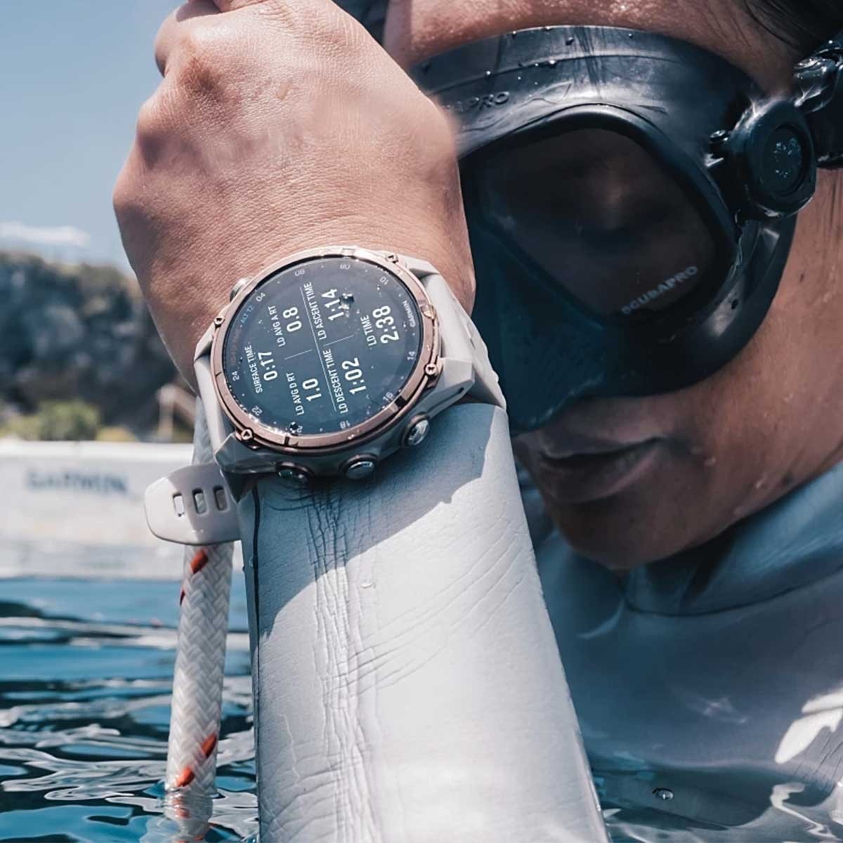 Garmin Montre de plongée Descent Mk3 010-02753-04 - Comptoir Nautique