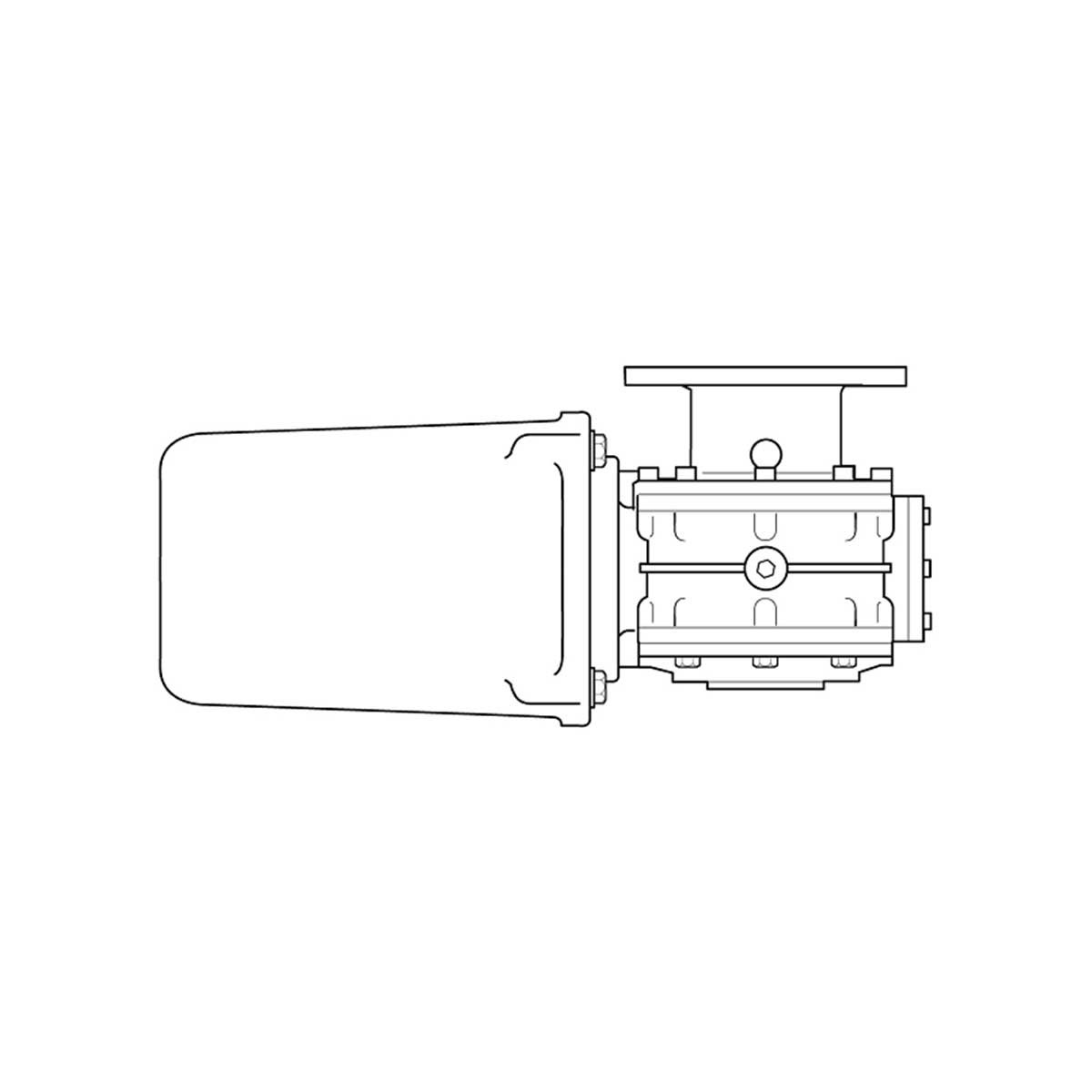 Lewmar Windlass gearmotor V - 24V - IP68 68001053 - Comptoir Nautique