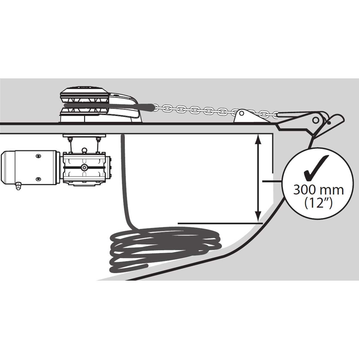Lewmar Motorreductor hidráulico para molinete V4/V5 o cabezal C4/C5 ...
